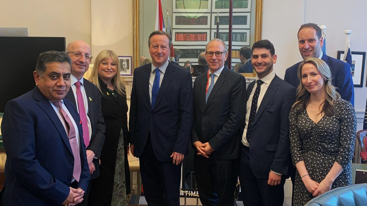 Jewish community representatives meeting with Foreign Secretary David ...