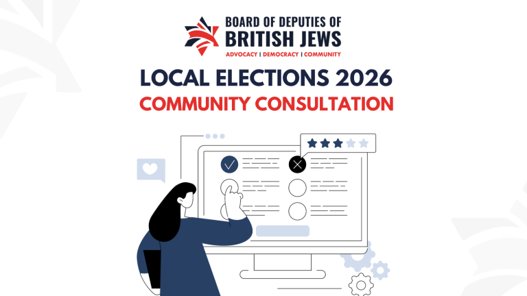 Board of Deputies: Local elections 2026 community consultation